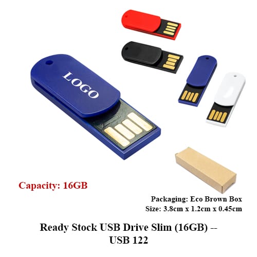 Ready Stock USB Drive Slim (16GB) -- USB 122 - Twinlink Services ...